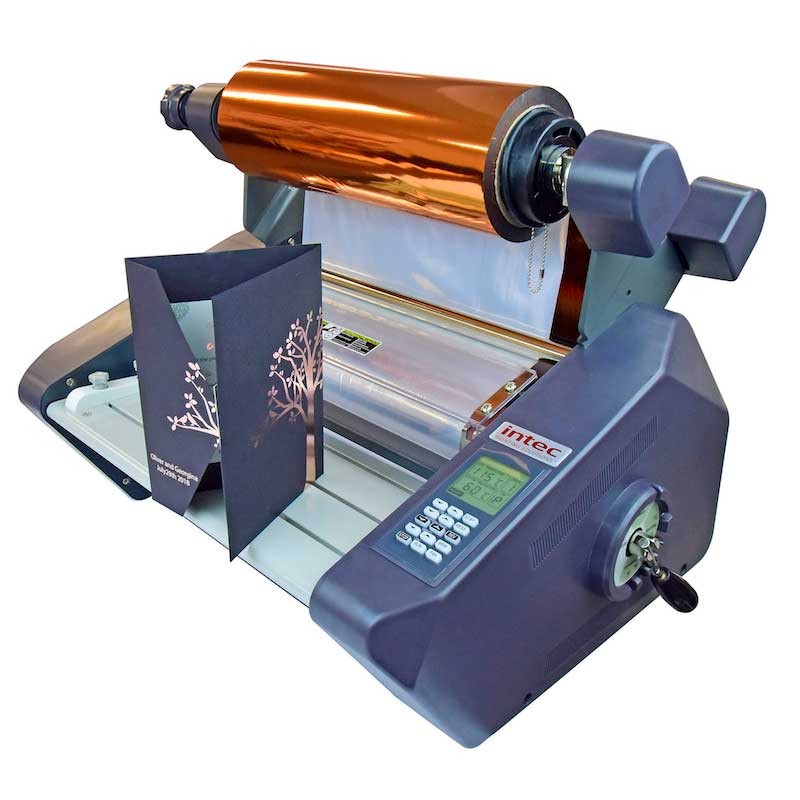 Intec Colorflare CF350 laminateur à chaud + Hot foil dorure à chaud de ...