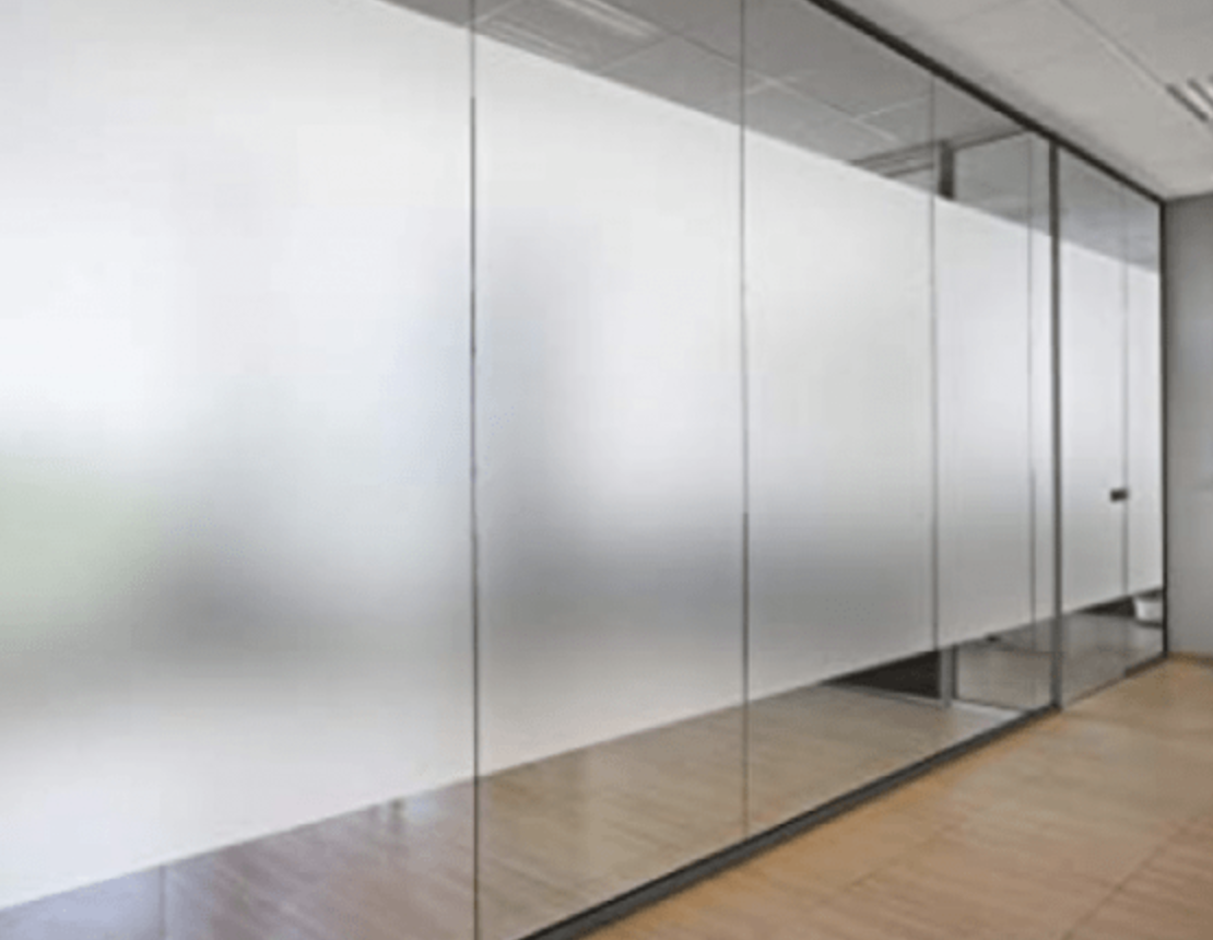 Metamark Silver Etch Metascape - sandblasted vinyl