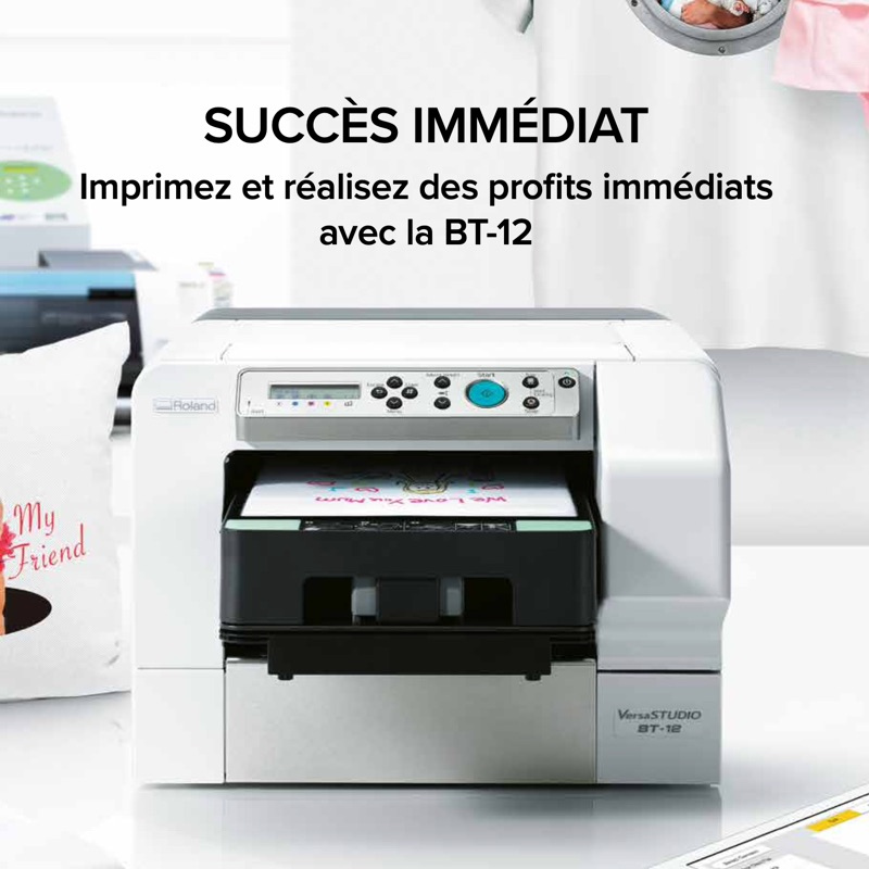 Roland BT-12 - DTG direct-to-garment printer A4 size - occasion