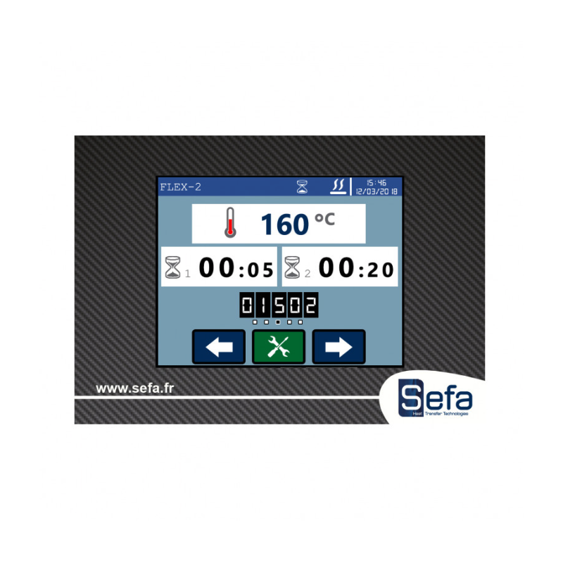 Heat press double plate Sefa DUPLEX LITE